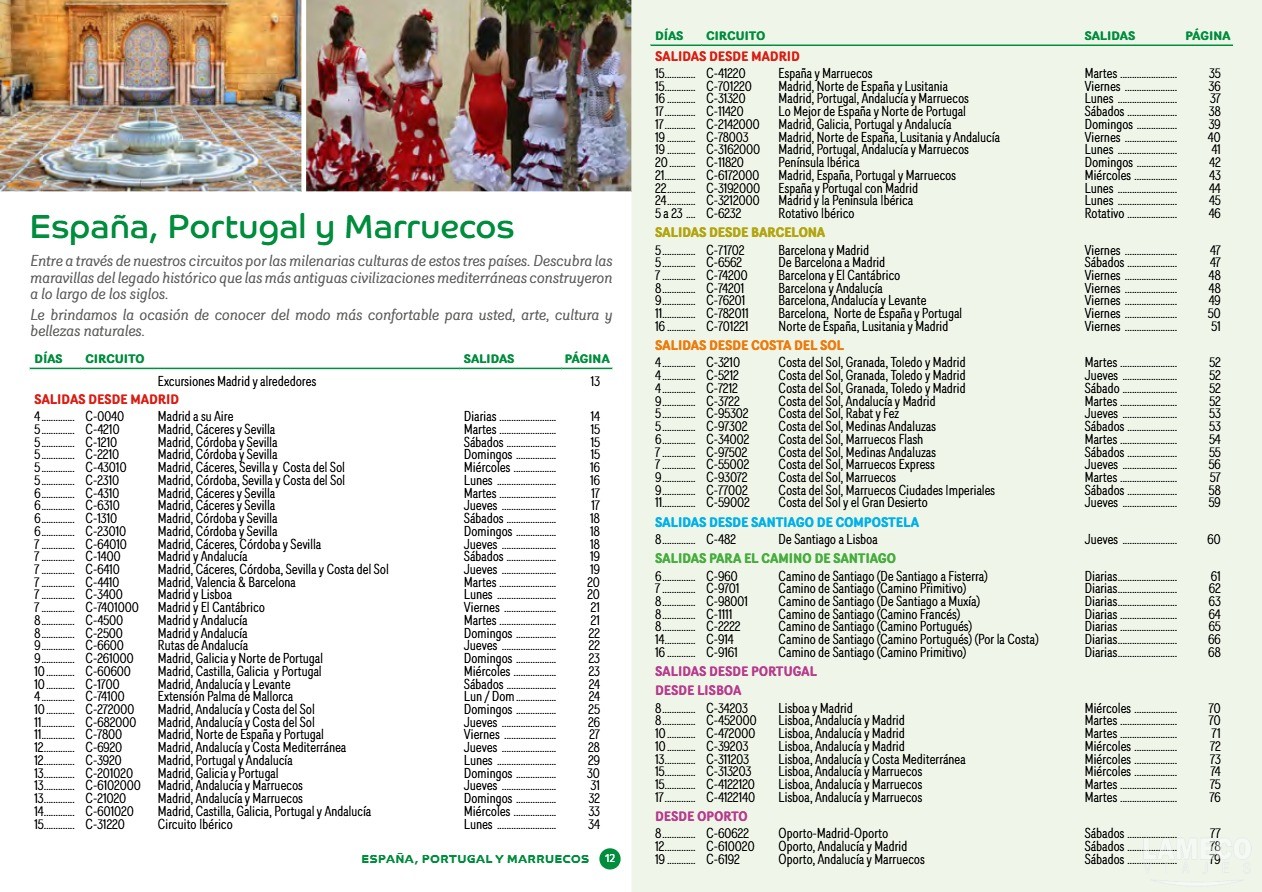 Circuitos EUROPA África, Oriente y Oceanía 2025-2026 - Lameco Viajes