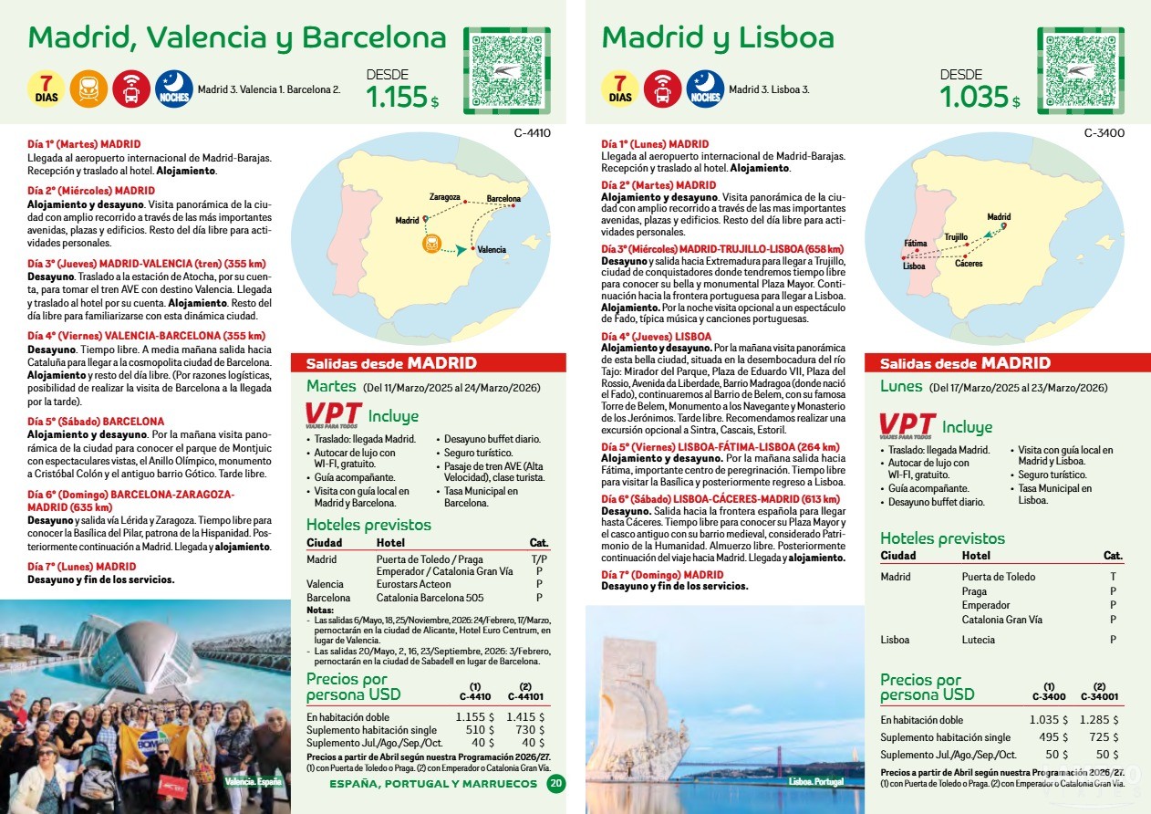 Circuitos EUROPA África, Oriente y Oceanía 2025-2026 - Lameco Viajes