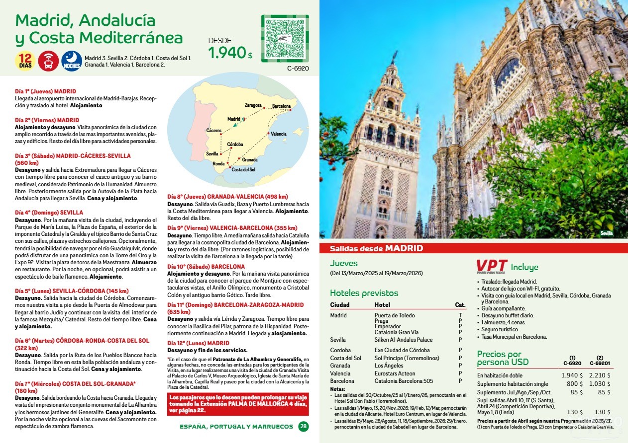 Circuitos EUROPA África, Oriente y Oceanía 2025-2026 - Lameco Viajes