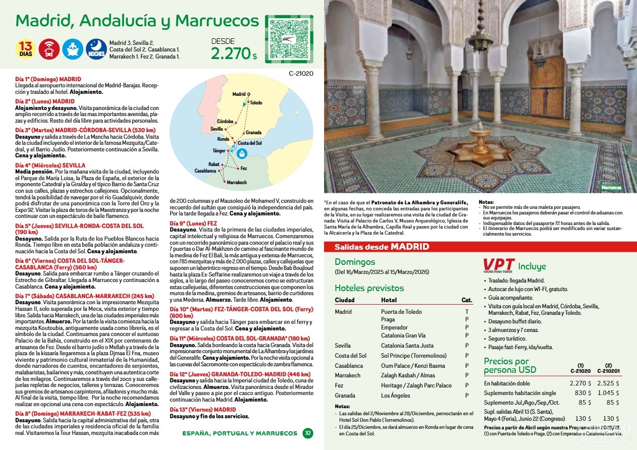 Circuitos EUROPA África, Oriente y Oceanía 2025-2026 - Lameco Viajes