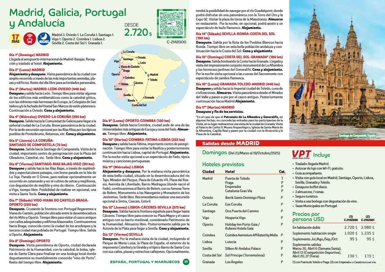 Circuitos EUROPA África, Oriente y Oceanía 2025-2026 - Lameco Viajes