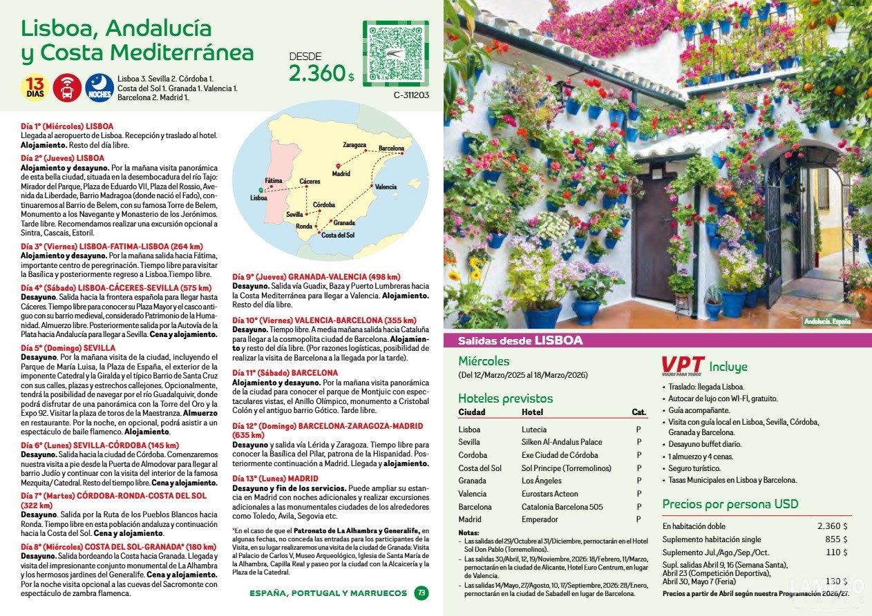 Circuitos EUROPA África, Oriente y Oceanía 2025-2026 - Lameco Viajes